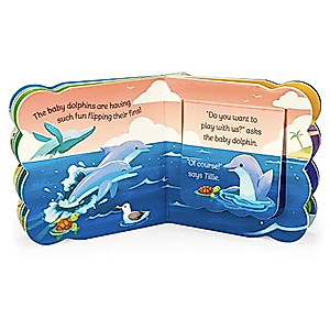 Babies in the Ocean- A First Lift-a-Flap Board Book for Babies and Toddlers (Babies Love)