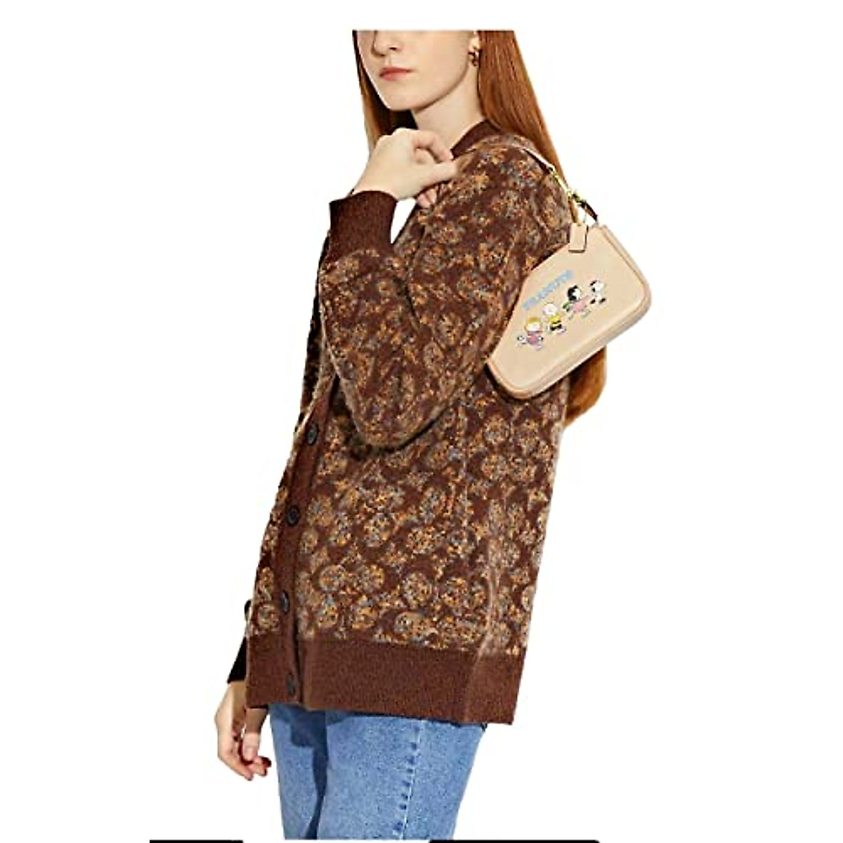 COACH X Peanuts Nolita 19 With Snoopy And Friends Motif Style No. CE858 Ivory