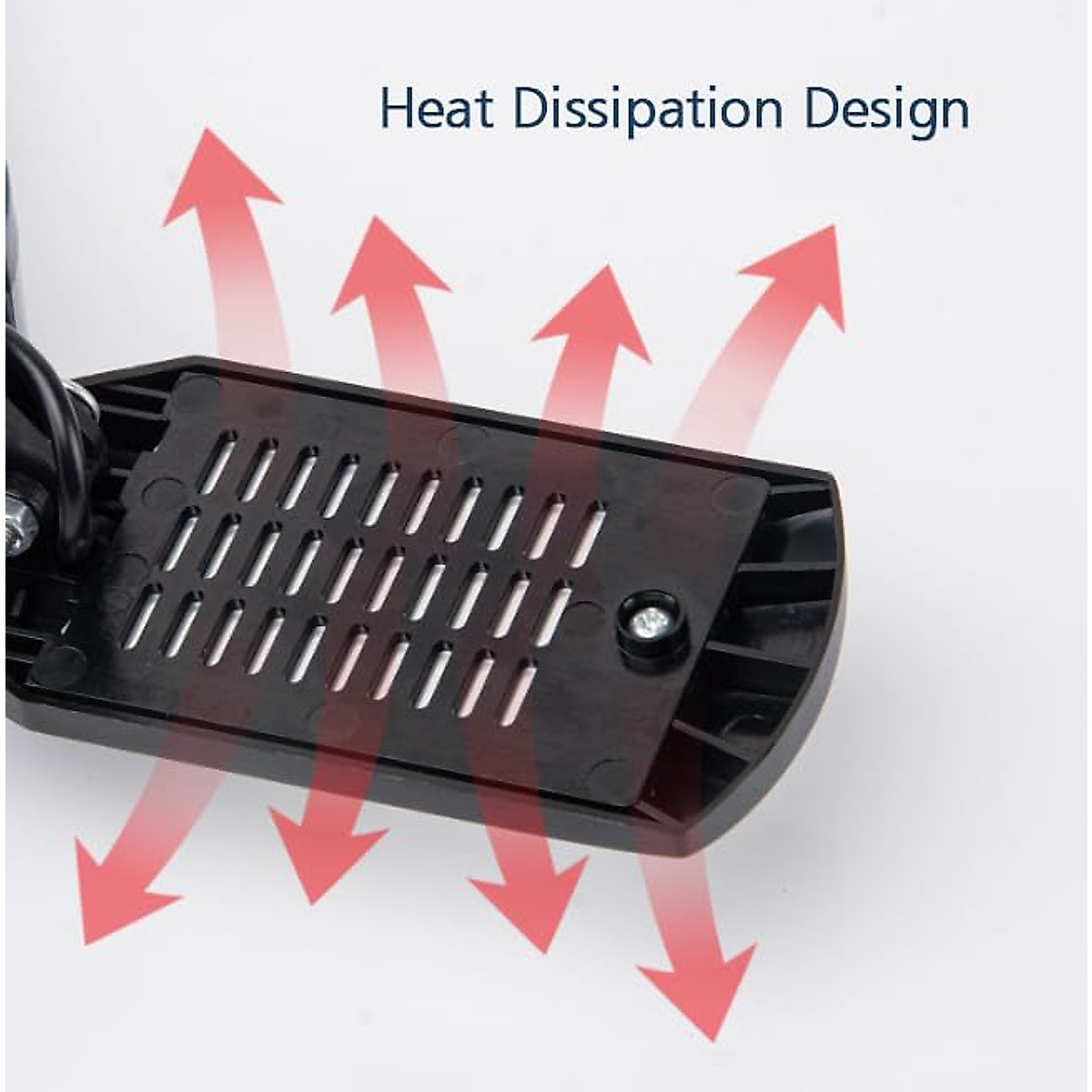 KONPWAY Deformable LED Garage Lights - 4000 Lumen 6500K Daylight 40W, Three Leaf Garage Organization Ceiling Lighting, Pack of 2