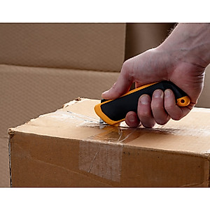 OLFA Self Retracting Safety Utility Knife (SK-6) - Multi-Purpose Fully-Auto Box Cutter w/Self Retractable Blade, Blade Guard, & Ergonomic Handle, Replacement Blades: OLFA RSKB Safety Blades