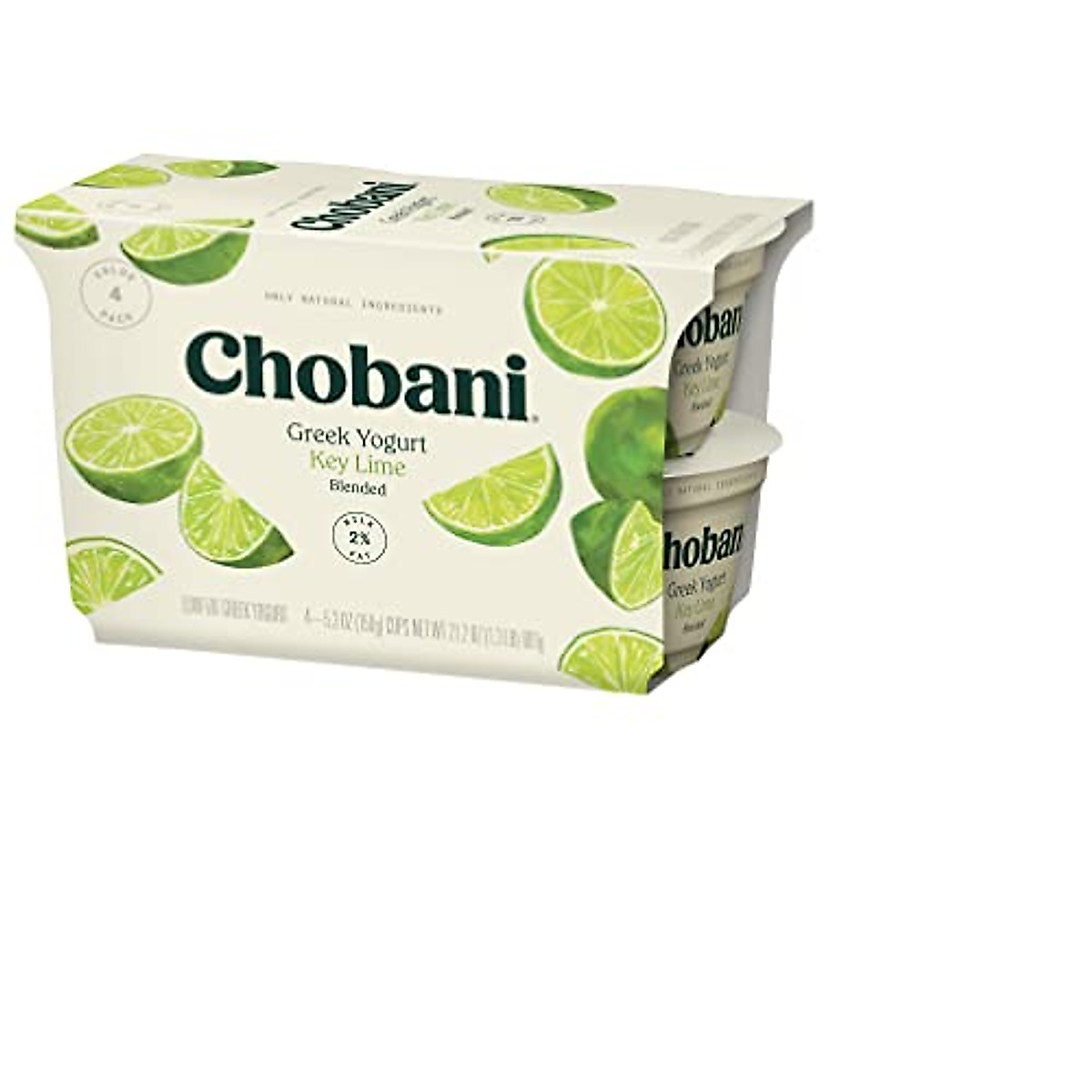 Chobani® Low-Fat Greek Yogurt Key Lime Blended 5.3oz 4-pack