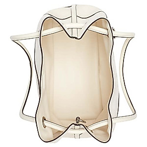 Calvin Klein Gabrianna Novelty North/South Key Item Tote, Cherub White Mixed