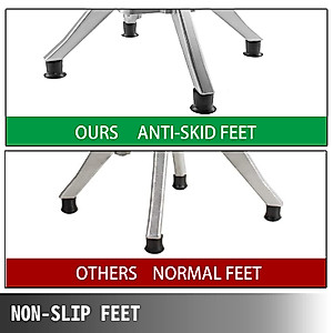 Happybuy Commercial Vegetable Fruit Chopper 1/4″ Blade Heavy Duty Professional Food Dicer Kattex French Fry Cutter Onion Slicer Stainless Steel for Tomato Peppers Potato Mushroom, Silver