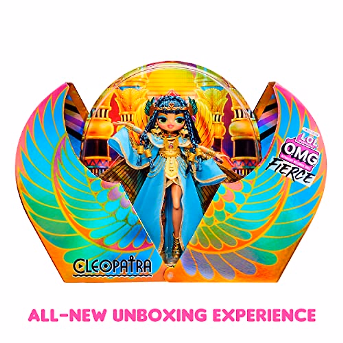 LOL Surprise OMG Fierce Collector Cleopatra Fashion Doll- Limited Edition 11.5" Premium Collector Doll with Luxe Blue & Gold Royal Outfit Accessories, Holiday Toy, Great Gift for Ages 4 5 6+ Years Old