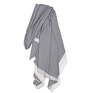 High Visibility Silver Reflective Fabric Gray Soft Material Sew On for Clothing Size: 55 in x 2yd