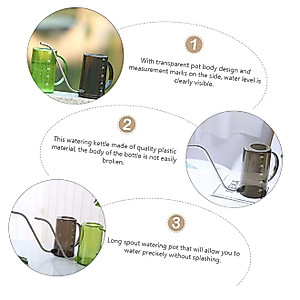 YARNOW Watering Can Watering Pot Watering Spray Bottle Watering Spout Plant Watering Tool Flower Water Sprinkler Bottle Watering Pitcher Plastic Watering Kettle Steel Pipe Saliva Planter