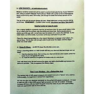 DrillGlass 1/16" Cylinder Drill Bits On A 1/8" Shank | Fits Your Rotary Tool Compatible with Dremel | Bag of 10, for Glass and Jewelry (11618RB)