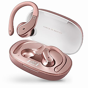 Runner 40- Wireless Earbuds for Running, Small Bluetooth Earbuds for Small Ears Women, Running Bluetooth Earbuds, Small Wireless Earbuds for Small Ear Canals with EarHooks, Over The Ear Earbuds