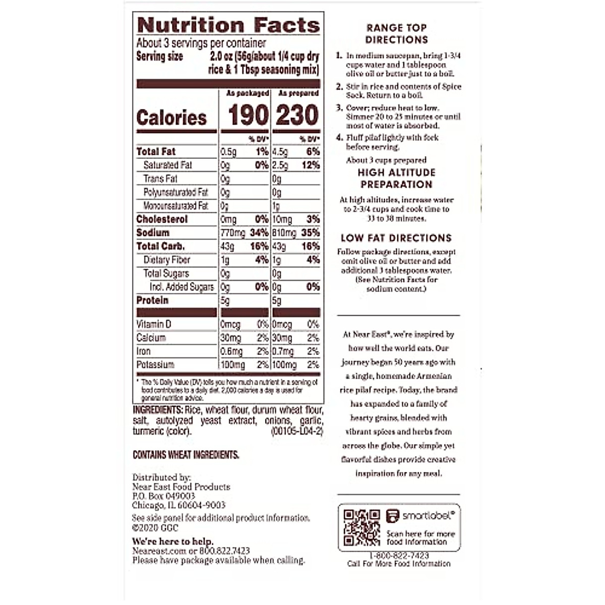 Near East Rice Pilaf, 6.09 oz