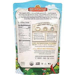 Birch Benders Organic Baking Mix Variety: Chocolate Cake, Yellow Cake, and Brownie Mix, Non-GMO, Kosher (Pack of 3) with By The Cup Swivel Spoons