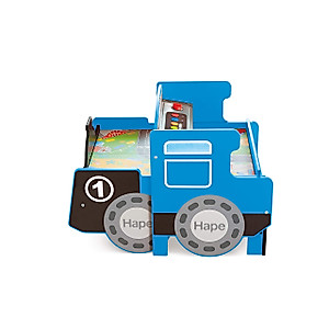 Hape Wooden Blue Foldable Ride-on Train Table