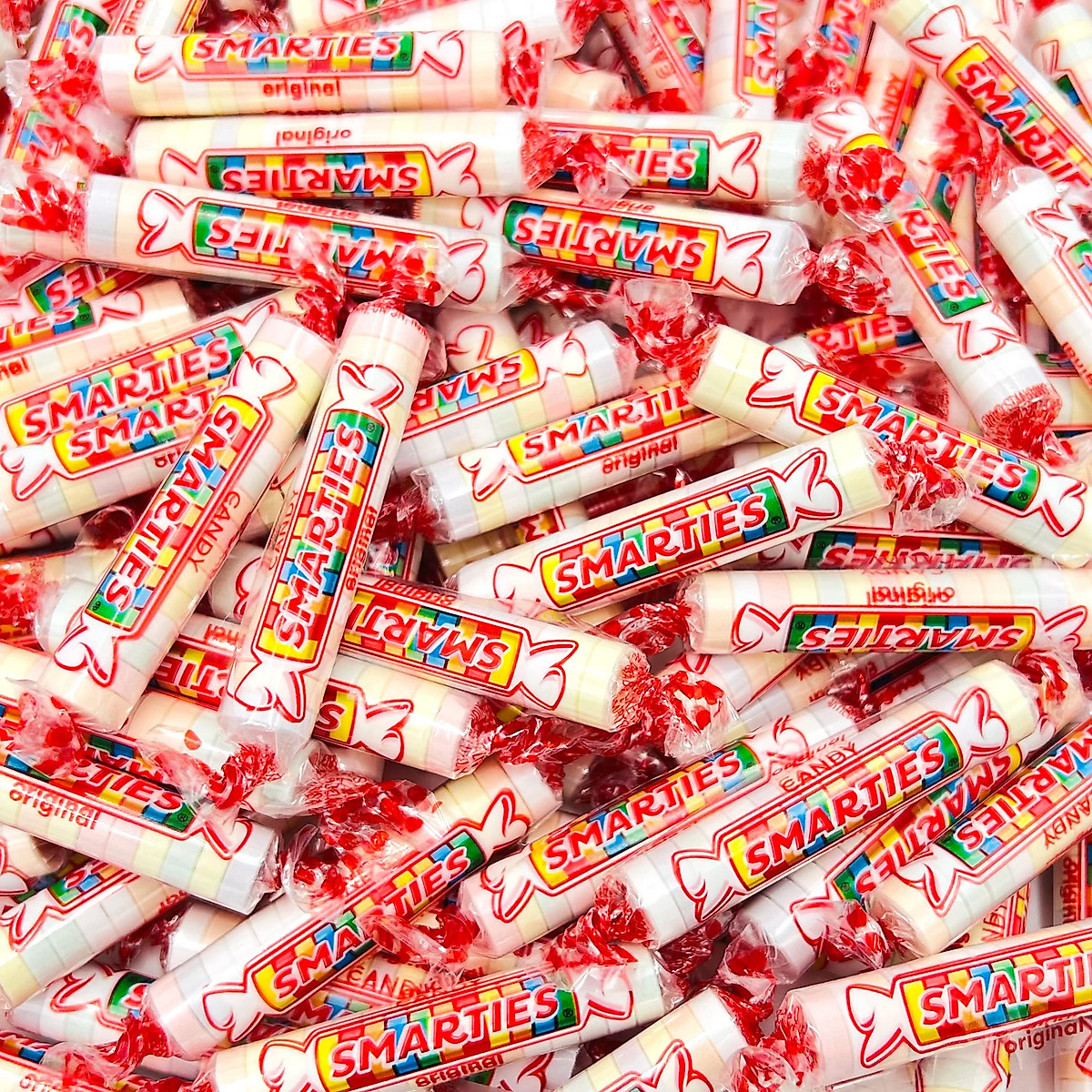 LaetaFood Smarties Candy Rolls Original Flavors (1 Pound Bag)