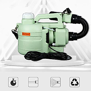 DDPWQ Electric ULV Cold Fogger Sprayer Machine The Spray Distance can Reach 7-9 Meters Home Garden Office Disinfection for Indoor/Outdoor Hygiene