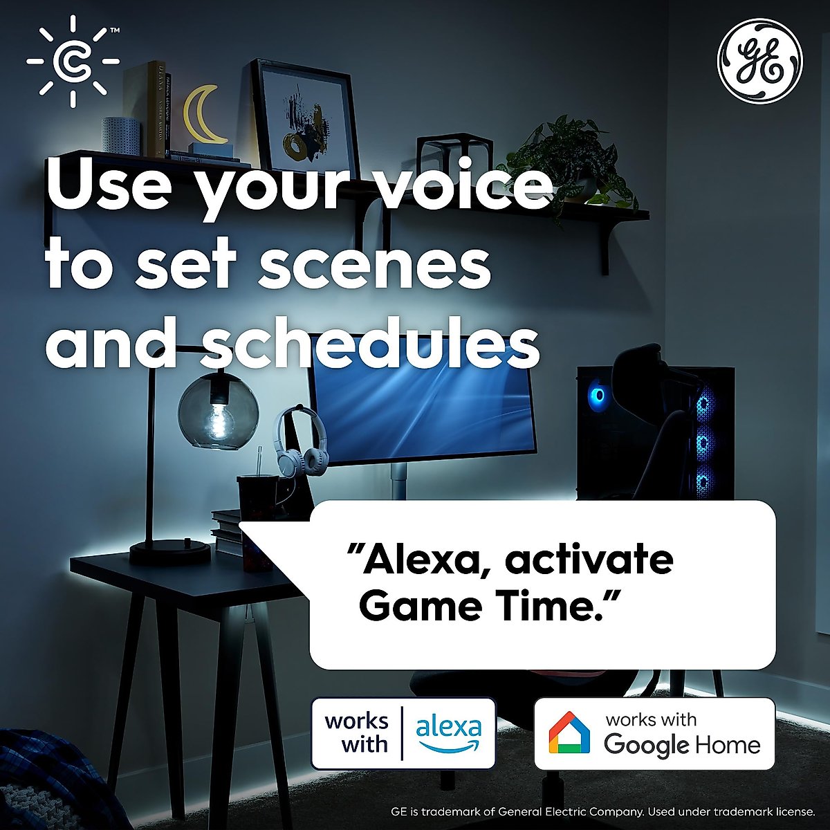 GE CYNC Smart LED Light Bulb, B11 Candle Light Bulb, Works with Amazon Alexa and Google Home, WiFi Light, 60W Equivalent, Soft White, Small Base (Pack of 2)