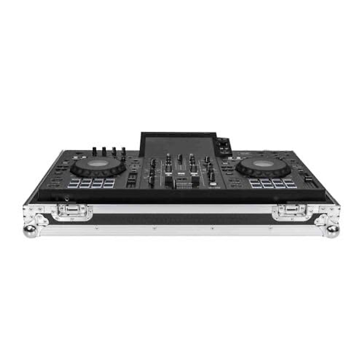 Headliner Low Profile Flight Case with Wheels, Compatible with XDJ-RX3, Black (HL10006)