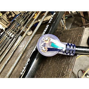 MaxWorks 80703 Heavy Duty 40 Foot 8 AWG/3C 6-50 Nema R Plug Lighted Welding Cord with ETL Approved