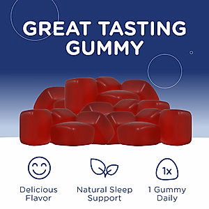 Zahler - Chapter Six Melatonin Gummies 10mg (60 Gummy Bottle) Kosher Melatonin 10mg Sleep Gummies for Adults - Non Habit Forming Adult Melatonin 10 mg - Delicious Chewable Gummy Melatonin for Sleeping