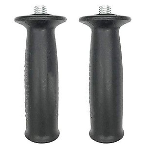 XMHF 12mm Dia Thread Plastic Angle Grinder Sander Handle Tool Black 2Pcs