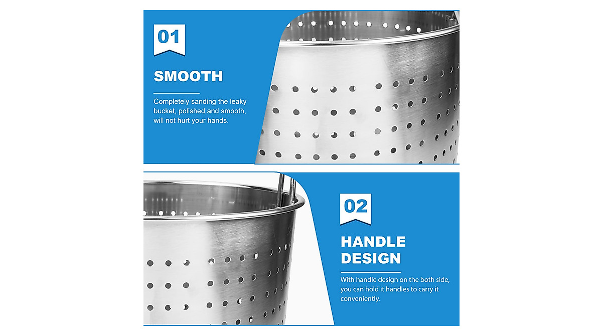 UPKOCH Stainless Steel Crawfish Pot for Seafood & Boil | Multi-Use ...