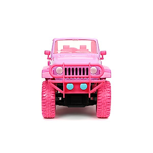 Jada Toys Like Nastya 1:16 Jeep RC Remote Control Cars Pink, Toys for Kids (32792)