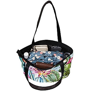 Tote Bag Women Satchel Bag Handbag Stylish Tote Handbag for Women Hobo Bag Fashion Crossbody Bag, Tropical Plant Flower Cactus