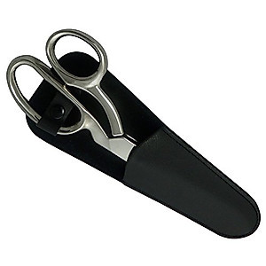 8 Inch Fabric, Dressmaking, Sewing Scissors with Black Scabbard - Tenartis 363 Made in Italy