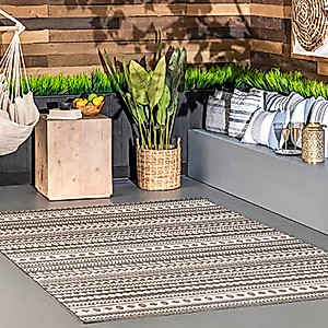 nuLOOM Teofila Indoor/Outdoor Accent Rug, 3x5, Grey