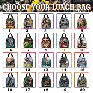 MyPhotoPrint Customized Bag Dinosaur Waterproof Bookbag Shoulder Backpack Travel Size