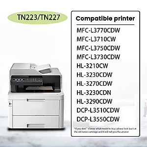 1-Pack TN-227Y Toner Cartridge - LVELIMIT Compatible TN227Y Yellow Replacement for Brother HL-3230CDW HL-3270CDW HL-3230CDN HL-3290CDW DCP-L3510CDW DCP-L3550CDW Printer