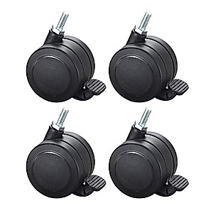 Safco Products 1211BL Hard Floor Casters with Alphabetter Desk, Black Classroom and Home School Desk