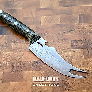 Dalstrong Pitmaster BBQ & Meat Knife - 6.5 inch - Call of Duty Edition - Exclusive Collector Set - High-Carbon 9CR18MOV Steel - G10 Digital Camo Handle - Thin & Zero Friction Blade - Leather Sheath