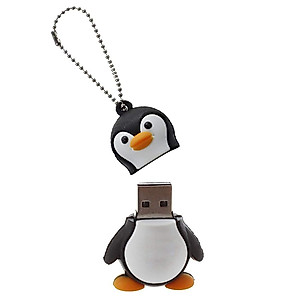 Aneew 16GB 2.0 Pendrive Cartoon Animal Penguin Model USB Flash Pen Drive Memory Thumb Stick Storage Data Lover Gift