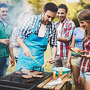 Skyflame Flat Top Griddle Kit, 6PCS Stainless Steel Grill Accessories Set with Cooking Spatula, Burger Turner, Pancake Burger Flipper and Meat Fork Set, Camping Tailgating Outdoor BBQ Essential