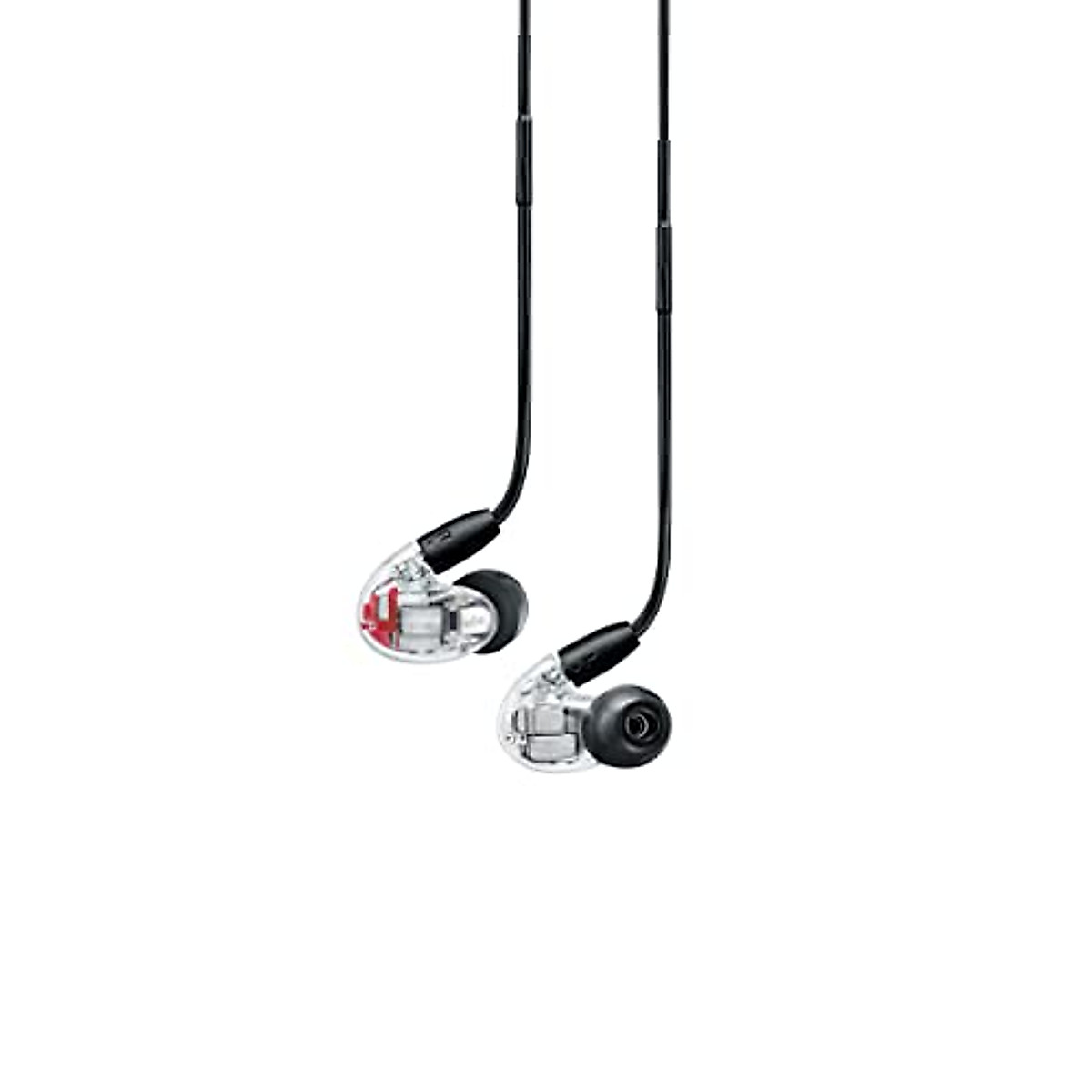Shure SE846 Wired Sound Isolating Earbuds, High Definition Sound + Natural Bass, Four Drivers, Secure in-Ear Fit, Detachable Cable, Durable Quality, Compatible with Apple & Android Devices - Clear