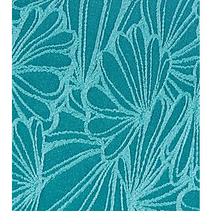 CUPSHE Bikini Set for Women Bathing Suit High Waisted Scalloped V Neck Two Pieces Swimsuit M Cyan