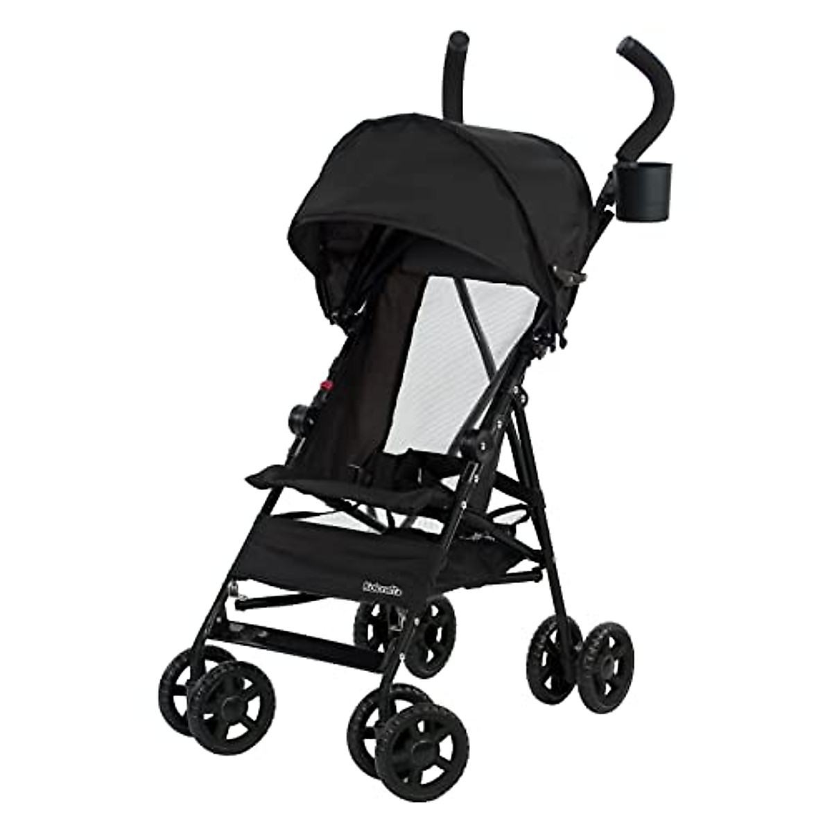 Kolcraft Cloud Lightweight Umbrella Stroller with Large Sun Canopy, Black