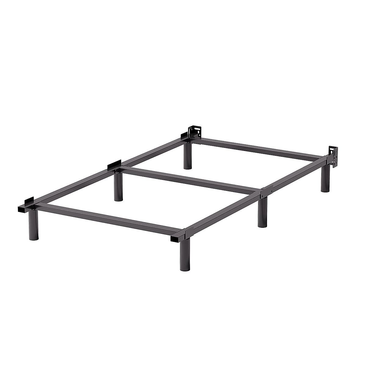 Bednowitz Metal Twin Bed Frames, 7 Inch Hith Bed Base Support for Box Spring and Mattress Foundation, Heavy Duty Basics Bed Frame, Noise Free, Easy Assembly, Black