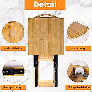 Bamboo Kitchen Appliances Slider,Save Counter Space,Underneath Cabinet Countertop Appliance Sliding Tray for Heavy Espresso Coffee Maker Pot K-Pod Holder Toaster Blender Air Fryer Stand Mixer