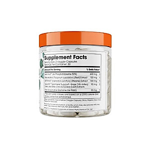 Genius Eternal, Anti-Aging Supplement - Telomere Capsules - NRF2 NADH Activator Supplements, Stem Cell Support for Longevity, Cellular Energy, Metabolism & Repair