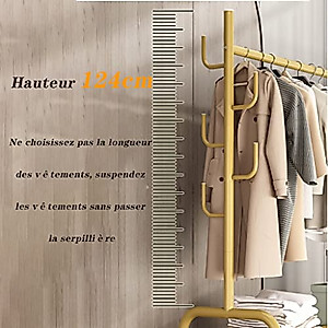 TCXSSL Industrial Pipe Clothing Rack Clothing Racks On Wheels, Retail Clothes Rack Rolling Racks for Hanging Clothes Rustic Heavy Duty Clothes Rack (Color : Black, Size : 100 * 37 * 154cm)