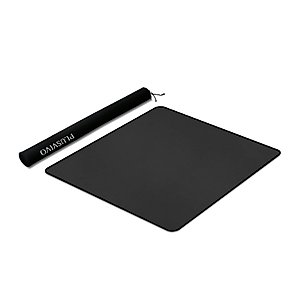 plusvivo Mahjong Mat Anti Slip and Noise Reduction Table Cover for Mahjon Paigow Poker Dominos 32.6" x 32.6"(83cm x 83cm) Black