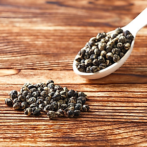 Tealyra - Imperial Jasmine Dragon Pearls - 4-Ounce - Green Tea Loose Leaf - Premium Jasmine Green Tea with Pleasant Aroma - Organically Grown - 113 Gram