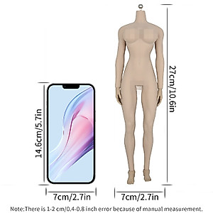 OBEST TBLeague 1/6th Scale Female Super Flexible Seamless Body Pale Action Figure (2017-S22A)