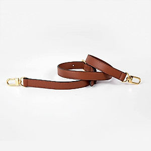 WUTA Leather Strap Replacement Genuine Leather Adjustable Crossbody Strap for Louis Vuitton Women's Crossbody Handbags Calfskin-Natural