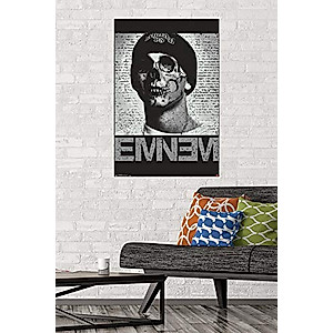 Trends International Eminem - Skull Wall Poster, 22.375" x 34", Premium Unframed Version