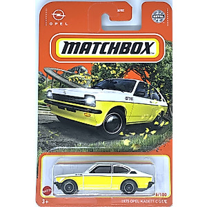 Matchbox 2022 - 1975 Opel Kadett C GT/E [Yellow] - 56/100