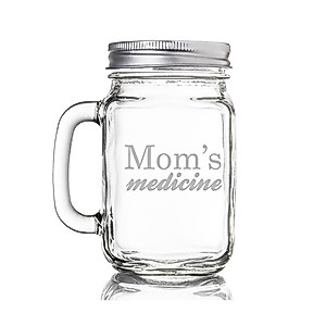 Mom's Medicine Mason Jar Mug