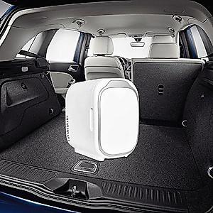 MagiDeal Mini Fridge Car Refrigerator 8L Cooler and Warmer Refrigerators Personal Refrigerator Skincare Fridge for Beverage Lunch Cosmetics Home Dorm