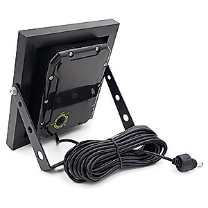 Legacy Mini 50X Twin Solar-Powered LED Spotlight (Warm White LED) for Outdoor Garden Yard Landscape Uplight Downlight, Waterproof, Black Finish