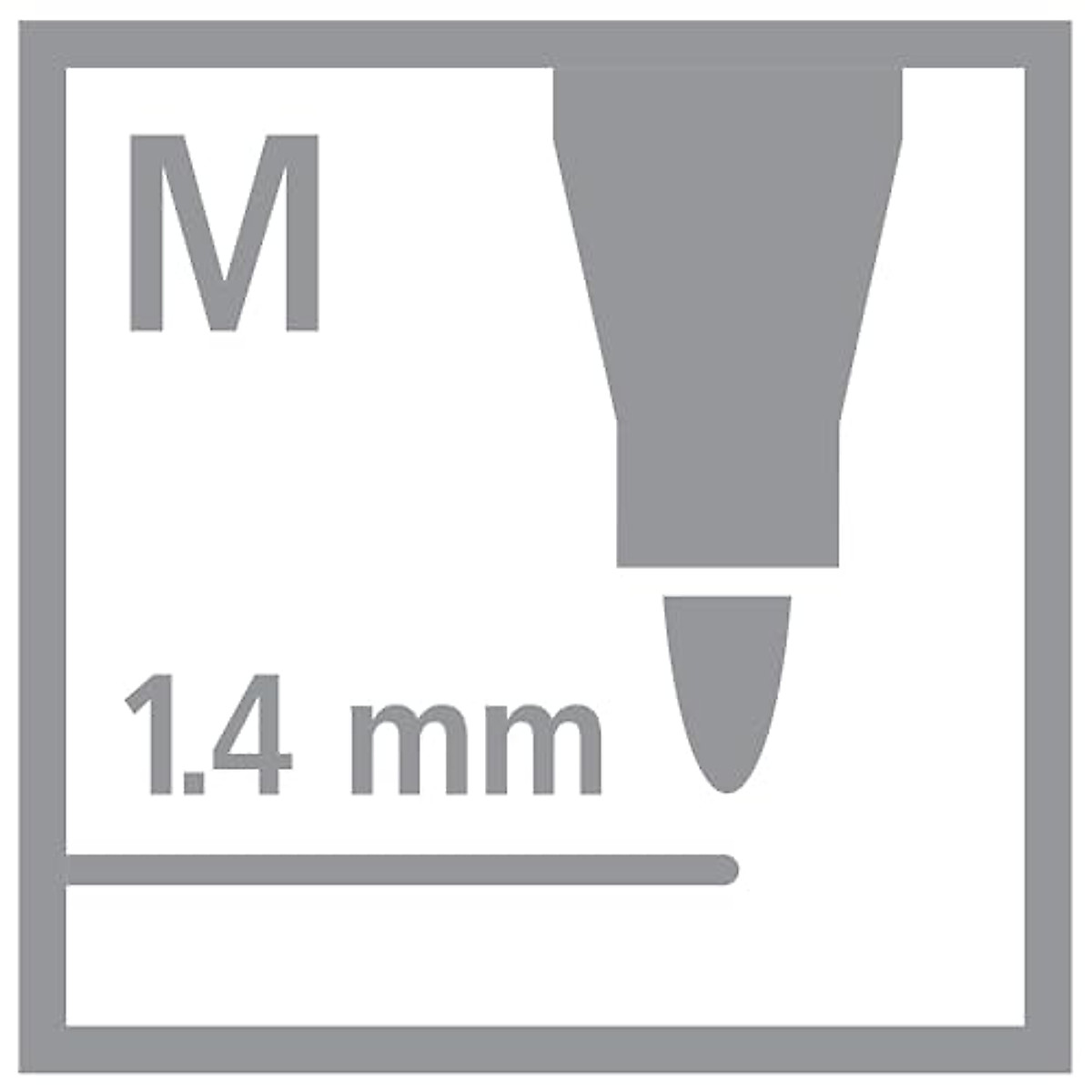 STABILO Metallic Premium Felt Tip Pen Pen 68 Metallic - Tin of 6 - Assorted Colours